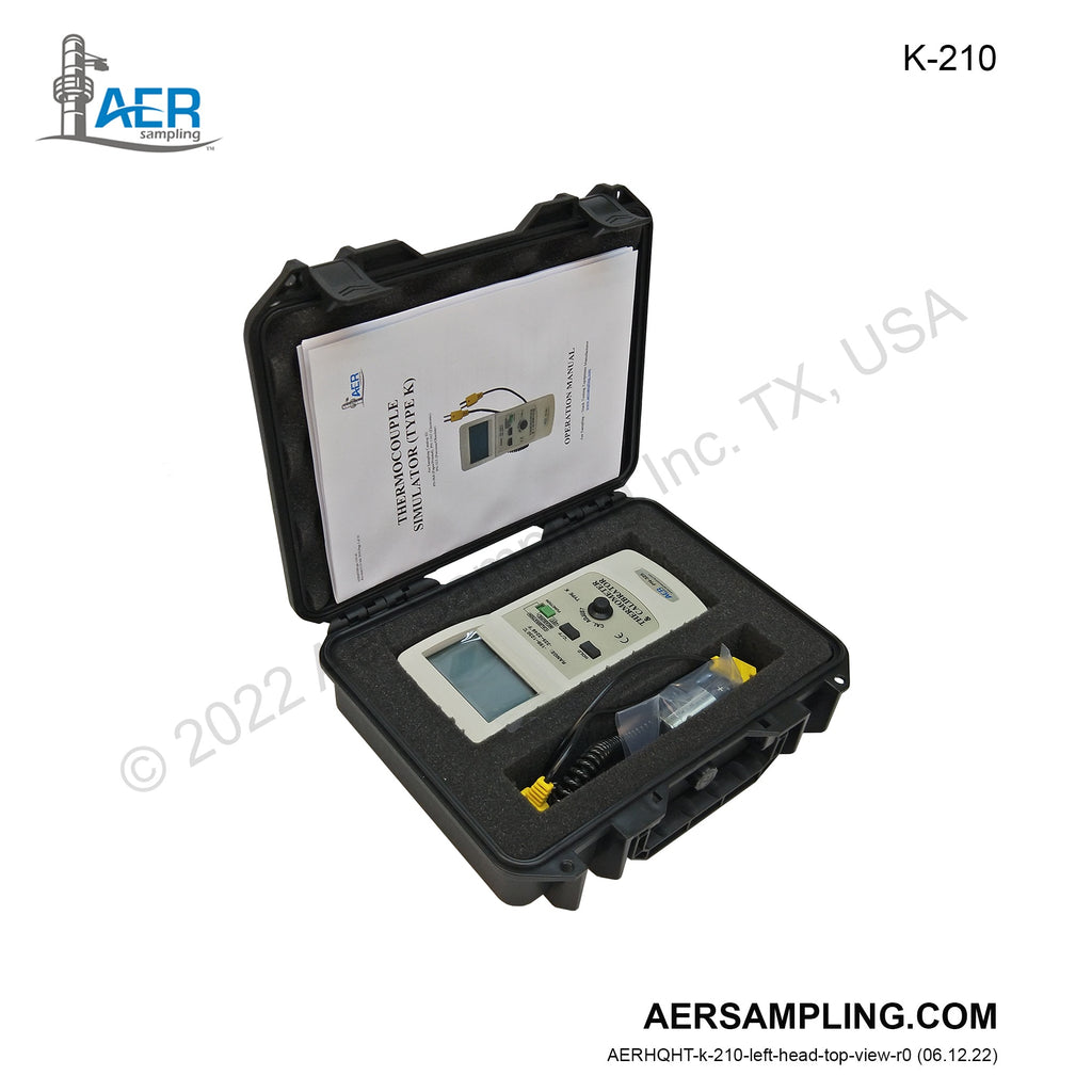 Type K Thermocouple Simulator Kit --- K-210 – Aer Sampling Online Store ...