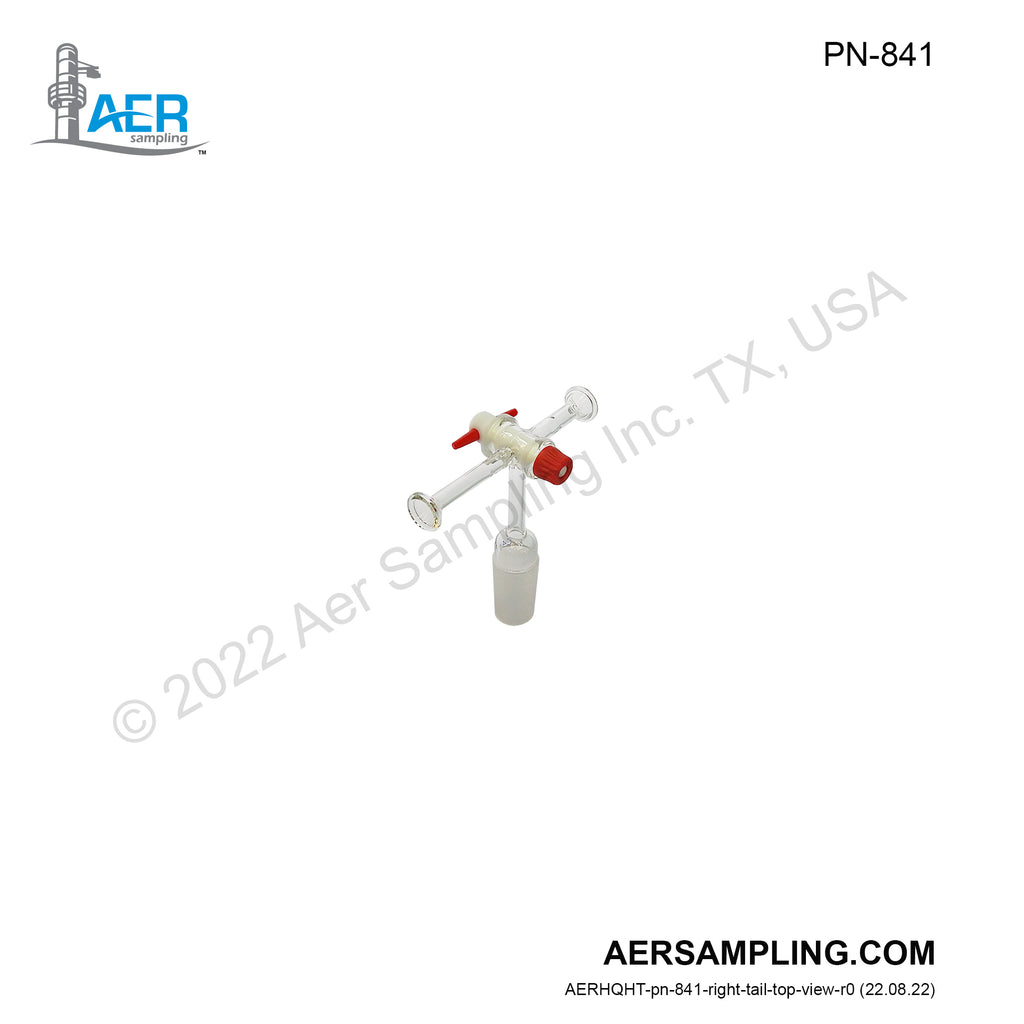 Flask Valve with 3-Way PTFE Stopcock --- PN-841 – Aer Sampling Online ...