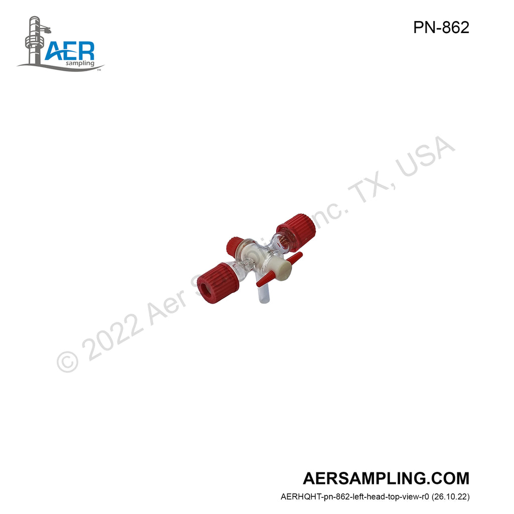 3-Way PTFE Stopcock --- PN-862 – Aer Sampling Online Store and Catalog